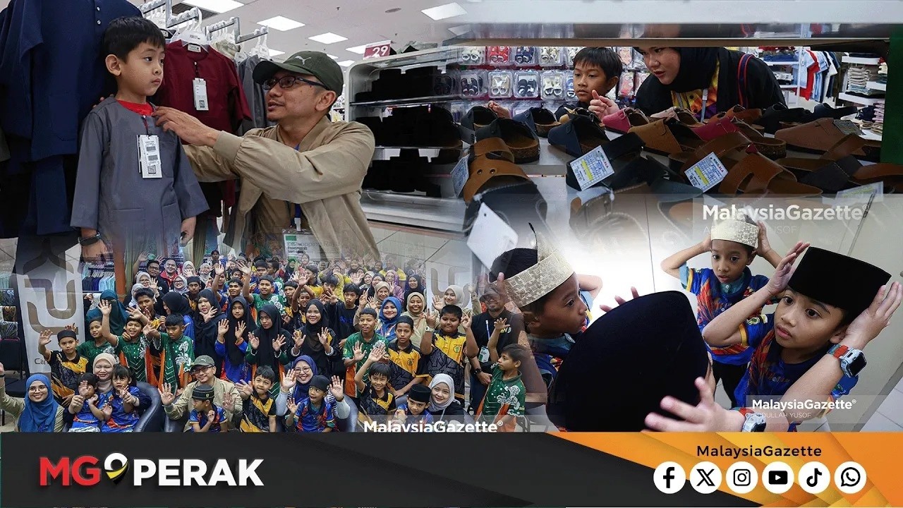 MGPerak : 40 Anak Yatim, Asnaf Terima Sumbangan Kelengkapan Raya