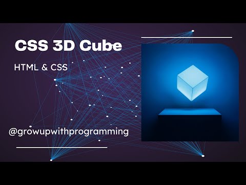 Ambient Light Effects | CSS 3D Glowing Cube Animation Effects