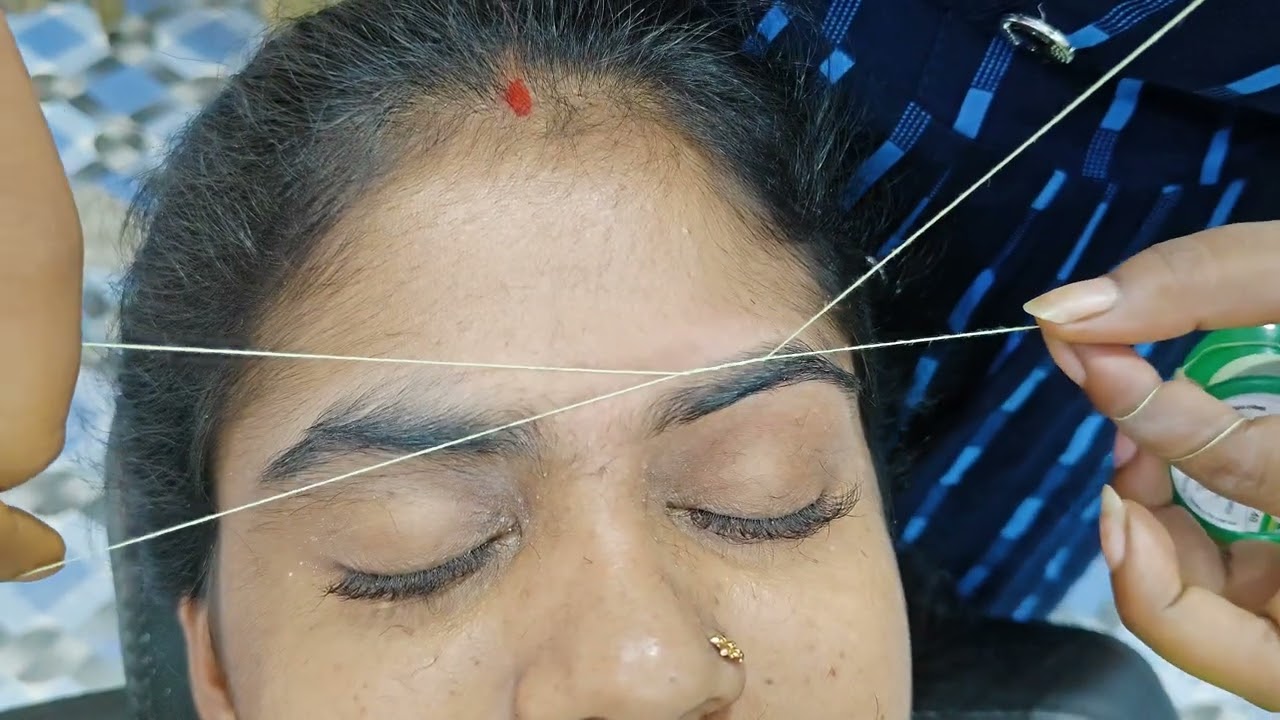 Get FLAWLESS Eyebrows with This Easy Threading Tutorial? 