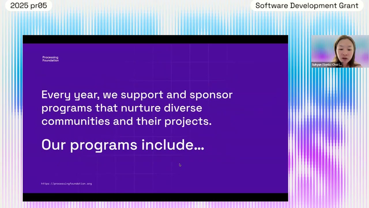 Software Development Grant (pr05): ‘Building Bridges’ Info Session #1