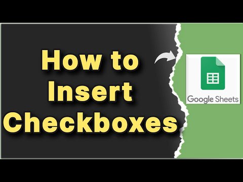 How To Insert Checkbox In Google Sheets
