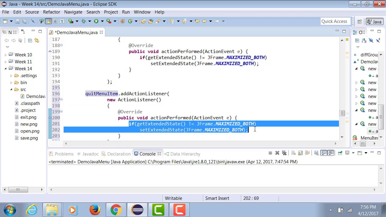 Java - Creating Popup Menu