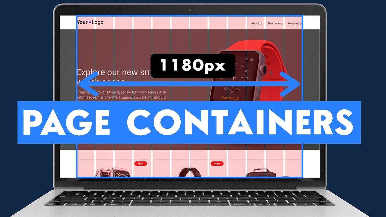 How to Work With PAGE CONTAINERS in HTML & CSS: Step-By-Step Guide