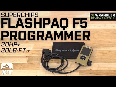 Jeep Wrangler Superchips Flashpaq F5 Programmer (2015-2018 JK) Review & Install