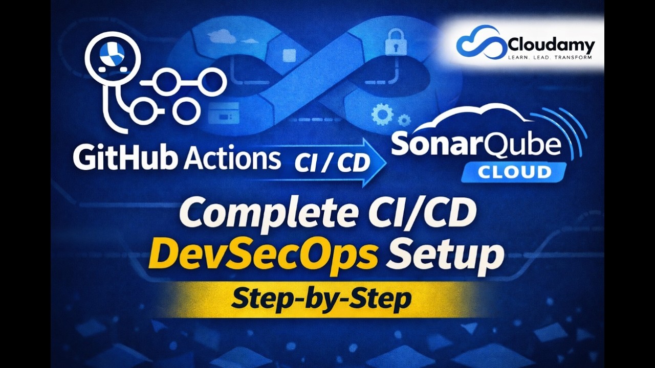 GitHub Actions + SonarQube Cloud Integration | Complete CICD DevSecOps Workflow 🚀 (Step-by-Step)
