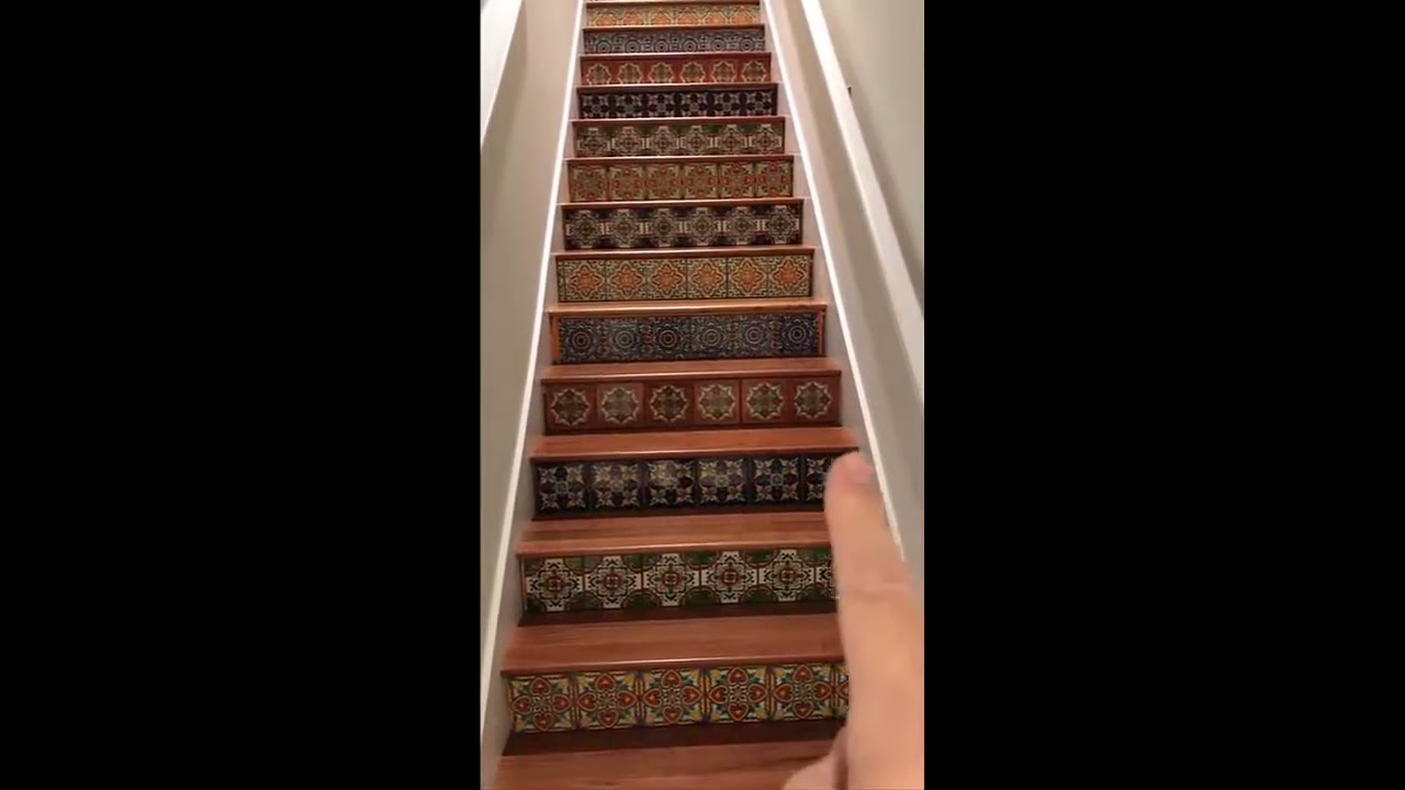 Stair Riser Tiling Project Part 2
