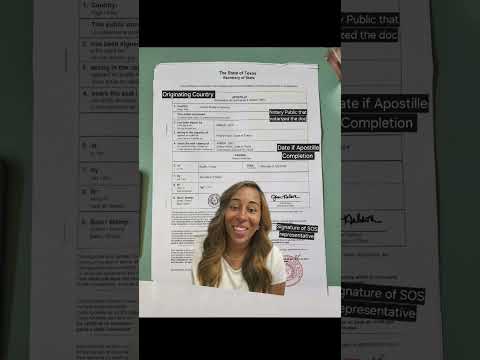 Parts of an Apostille Certificate | Step by Step #notary