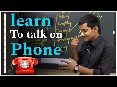 How to talk in English on Phone| English conversation on phone | Telephonic conversation| Spoken