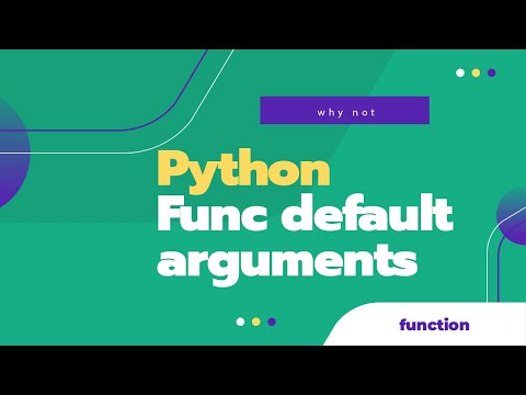 Python Tutorial for Beginners 22: Functions default arguments in Python