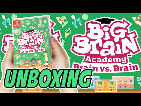 Big Brain Academy Brain Vs. Brain (Nintendo Switch) Unboxing