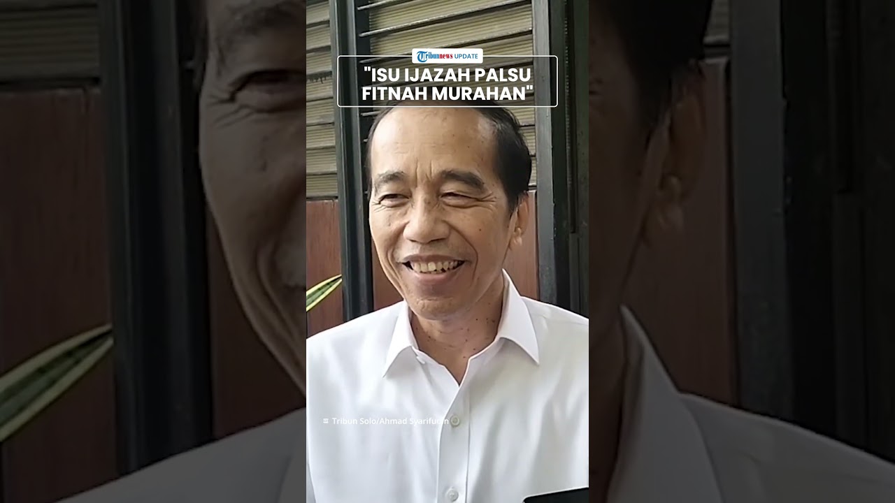 Jokowi Santai & Tak Ambil Pusing soal Tuduhan Ijazah Palsu, Sebut Fitnah Murahan yang Diulang ...