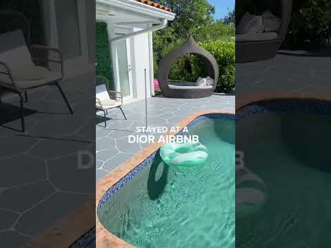 Magical Dior spot in Miami ☀️ Found on Airbnb...