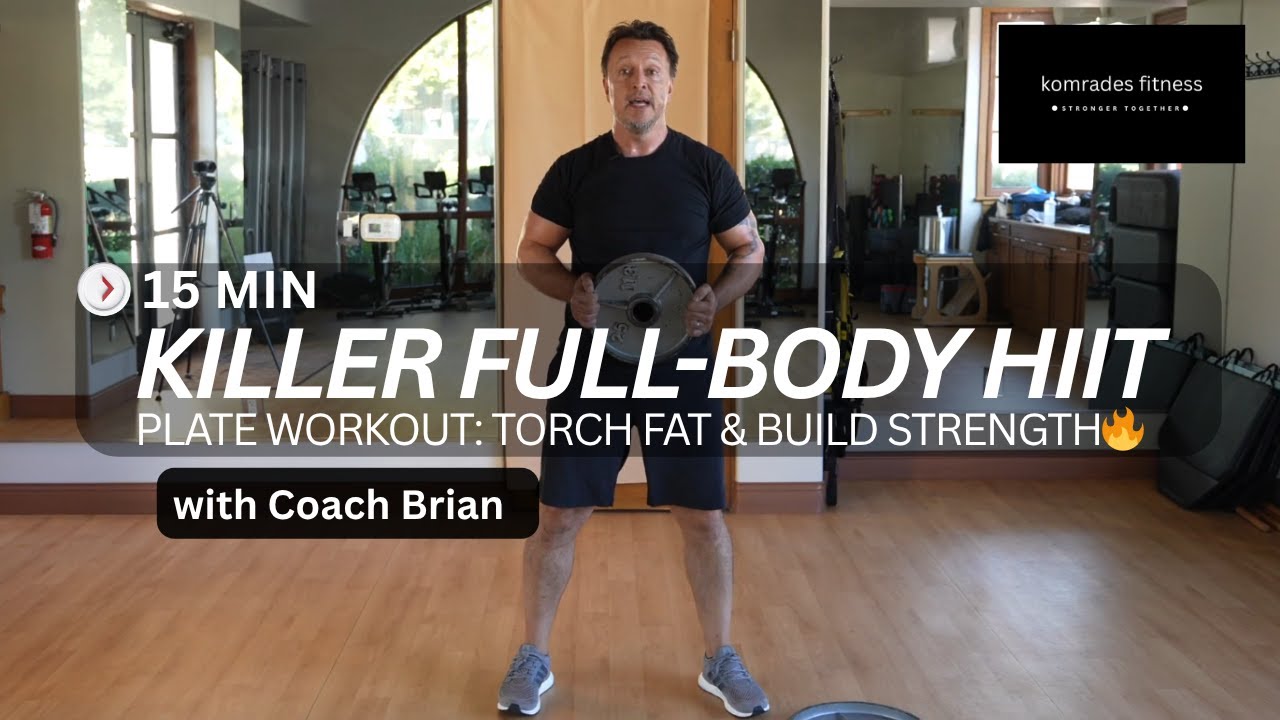 Ultimate 15-Minute Weight Plate Workout for Full Body Strength 🏋️‍♂️ | Challenging, Fun & Effective!