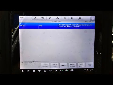 2011 Subaru Forester 2.5xt P0031 code. O2 sensor bank 1 sensor 1 code.