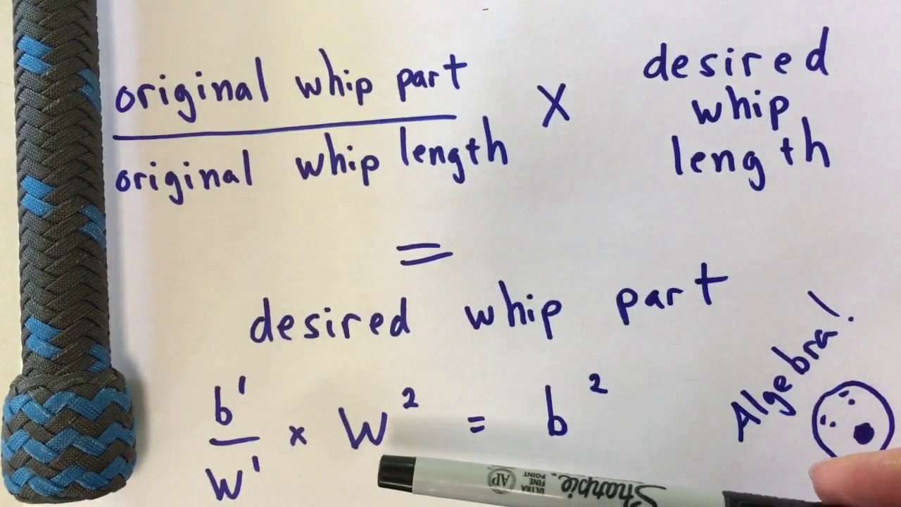 Mastering Whip Making: How to Adjust Lengths for Different Designs ...