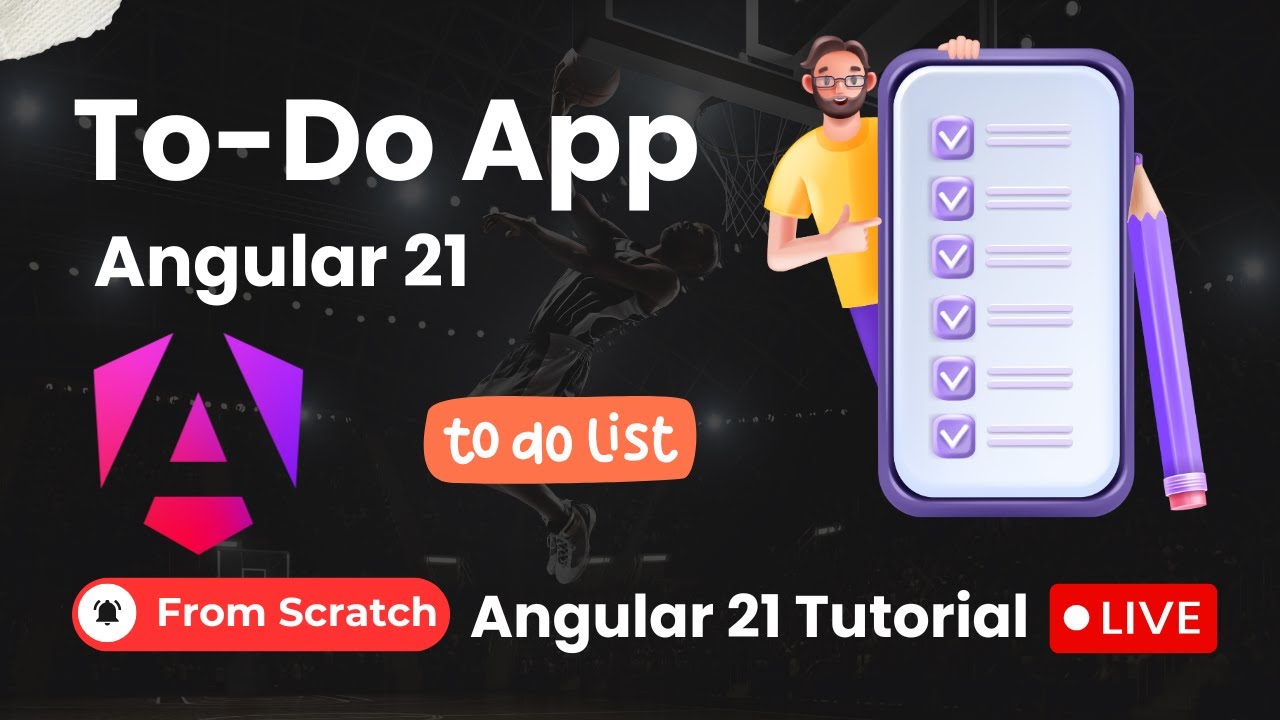 Angular Todo App with Local storage | Angular 21 Tutorial