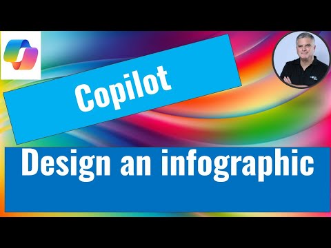 How to design an infographic in Copilot ?