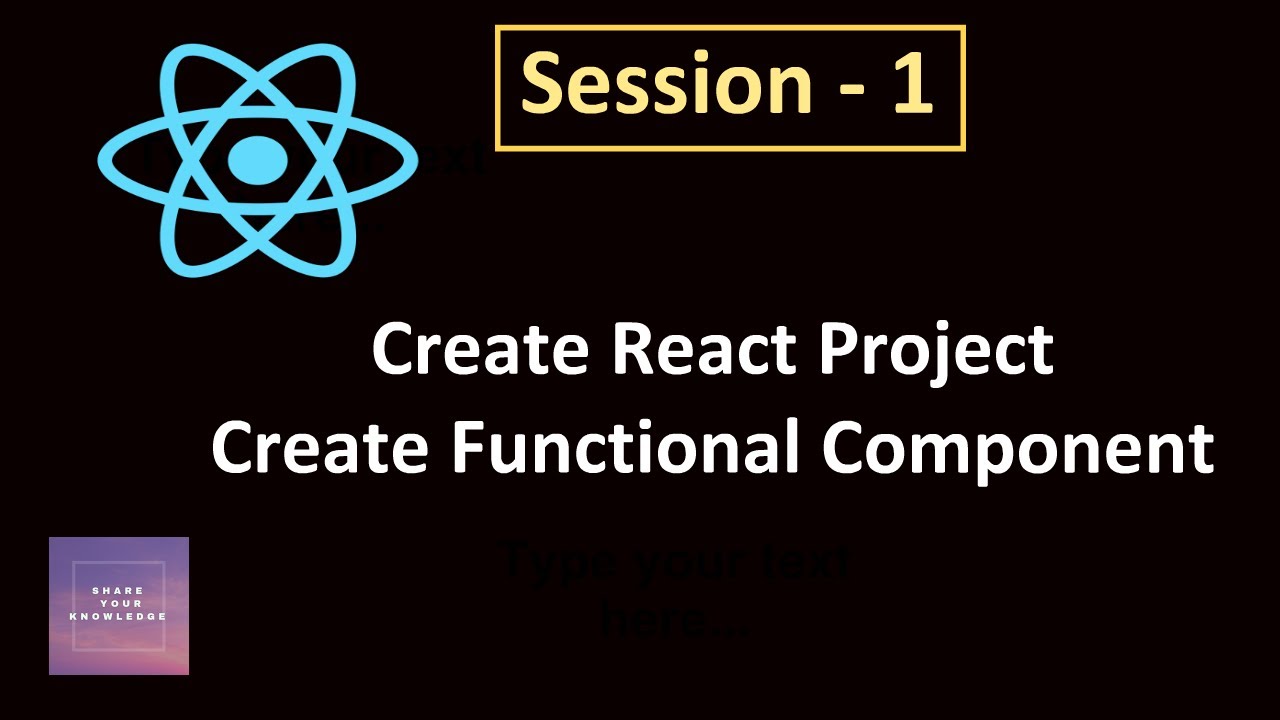 React 1:Creating a functional component