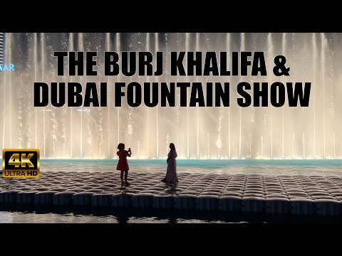 ✨ Dubai Burj Khalifa Fountain Show | World’s Largest Choreographed Fountain ✨