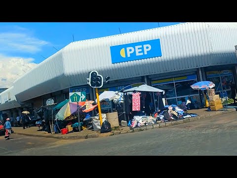 Driving through Groblersdal in South Africa