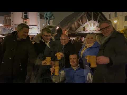 Gruß vom Christkindlmarkt in München - ein barrierefreier Stadtrundgang