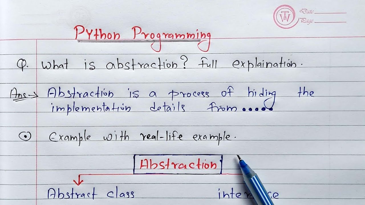 Python Abstraction | Learn Coding