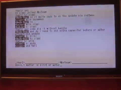 ZXmore and IRC chat
