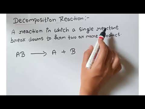 Decomposition reaction|| its type||class 10|| chemical reaction and equation