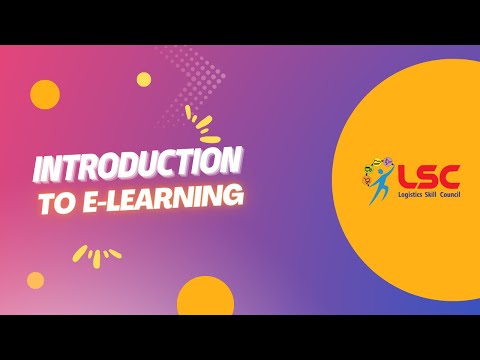 Introduction to E-Learning Courses of Logistics