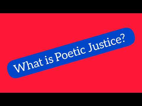 Poetic Justice literary device/meaning/examples