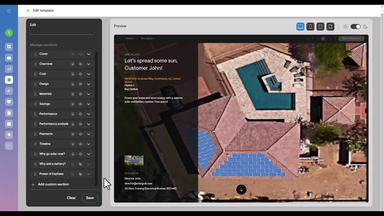 Solargraf's All New Proposal Template Builder