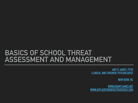 Basics of School Threat Assessment and Management