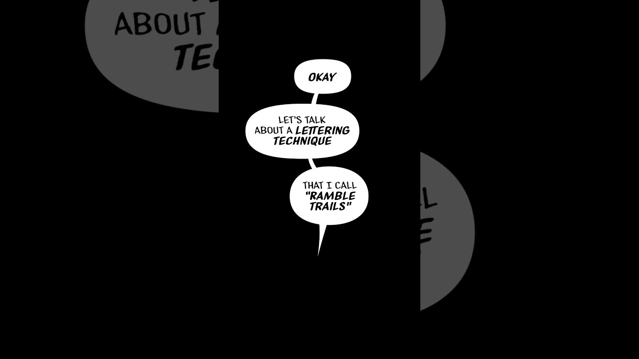 Remember: comic lettering is a true artform #comics #graphicdesign #manga #comicbooks