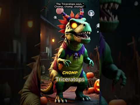 Halloween Dinosaur Sounds Song for Kids | Learn Dinosaurs Names | Fun Nursery Rhyme
