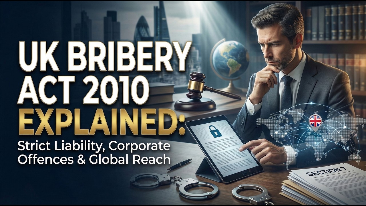 UK Bribery Act 2010 Explained: Strict Liability, Corporate Offences & Global Reach
