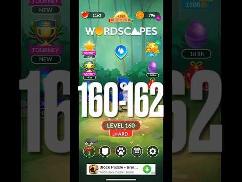 Wordscapes: Level 160-162 #wordscapes #wordscape #level #game #wordgame