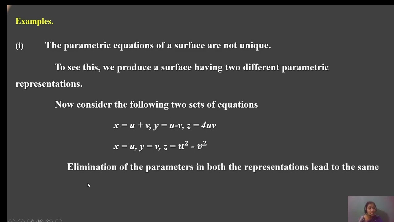 Msc Sem II  Unit -I Differential Geometry  -2