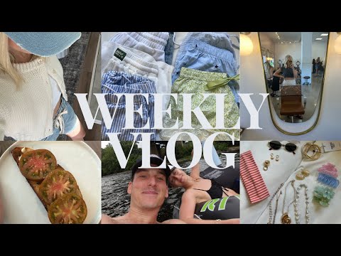 WEEKLY VLOG: Revolve Haul, Packing For Vacation, Bikini Collection, Hair Appointments + Dinners Out
