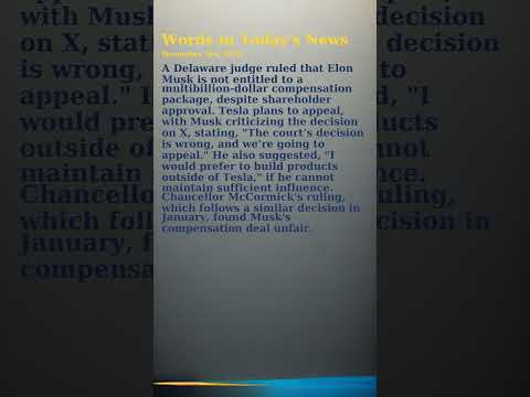 Words in Today's News #words #vocabulary #english #elonmusk #tesla #satwords #news