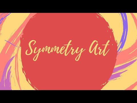 Symmetry art for kids |Art drawing for kids