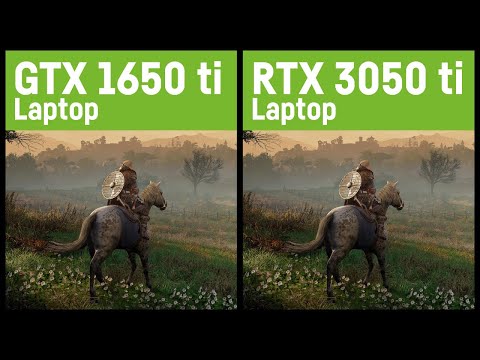 GTX 1650 ti vs. RTX 3050 ti (60W) Laptop/Notebook in 20 Games