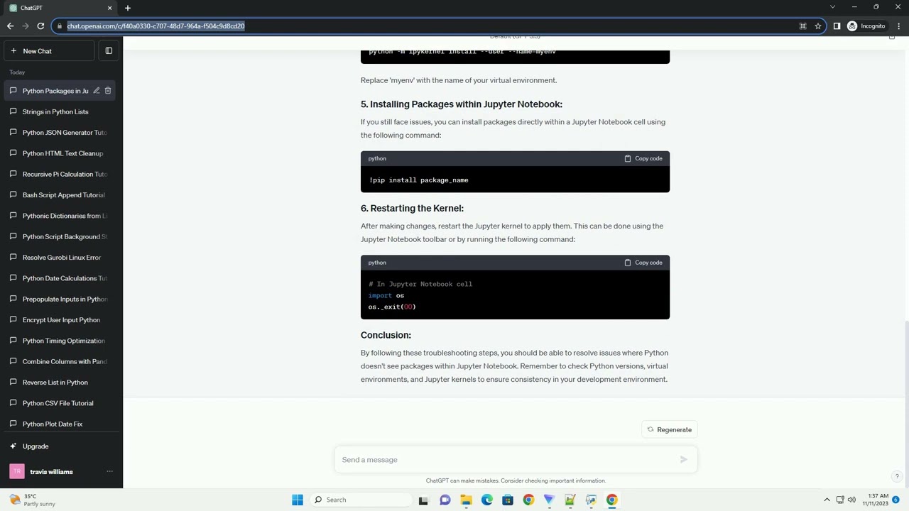 Python doesn t see packages with Jupyter Notebook