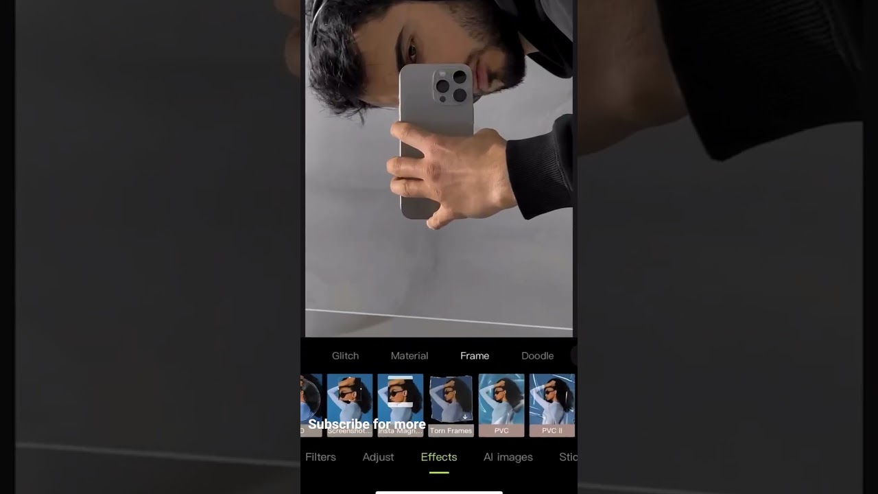 Mirror selfie ideas for boys | hypic mirror photo editing