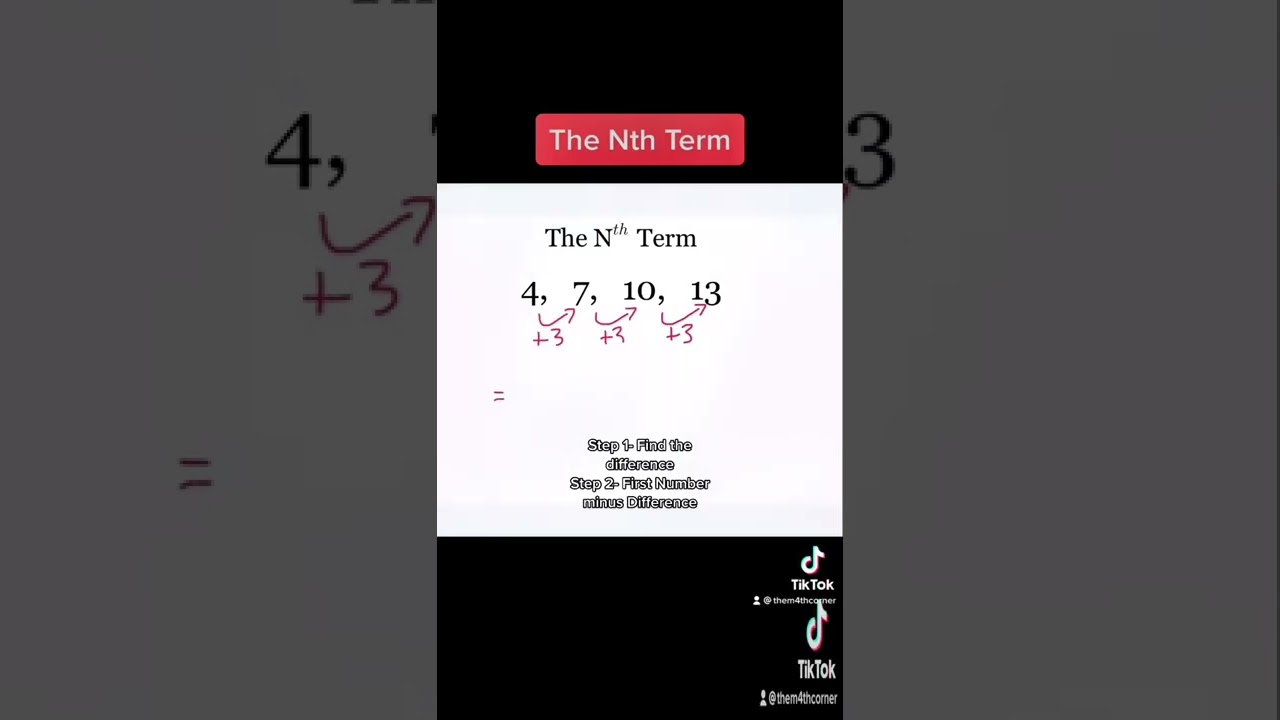 Nth Term In Seconds!!