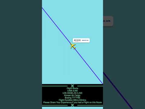 Lima to Los Angeles | Korean Air Cargo | Share Your Flight Experience if You Had That Before