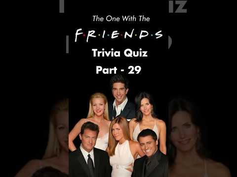 The Ultimate FRIENDS Trivia QUIZ - Part 27 #youtubeshorts #quiz #friends #90ssitcom
