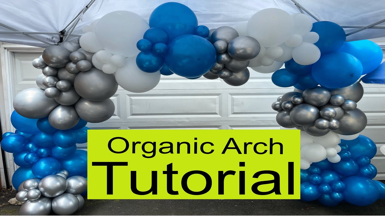 Outdoor Organic Balloon Arch | How to | Tutorial | DIY