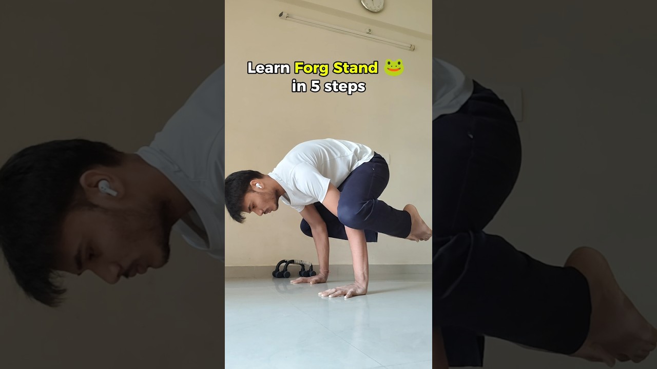 How to learn Frog stand🐸| In 5 Steps | Calisthenics Beginner skill | #calisthenics