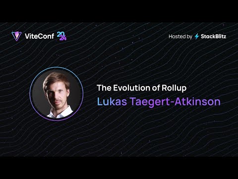 Lukas Taegert-Atkinson | The Evolution of Rollup | ViteConf 2024