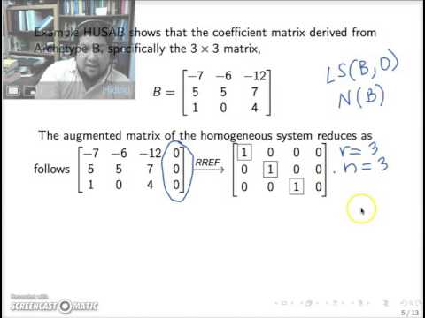 MATH 2010 Nonsingular Matrices part 1